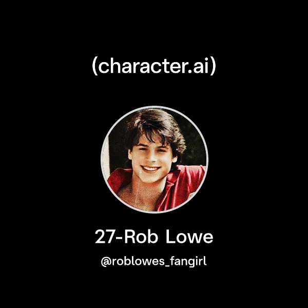 Chat with Rob Lowe | character.ai | Personalized AI for every moment of ...