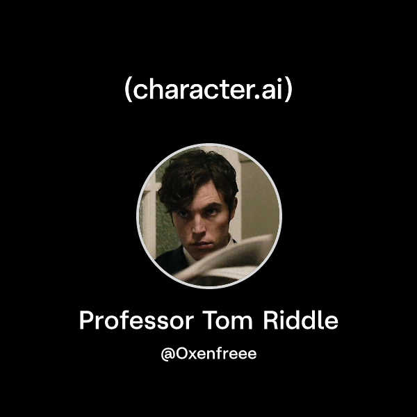 Chat with Professor Tom Riddle | character.ai | AI Chat, Reimagined ...