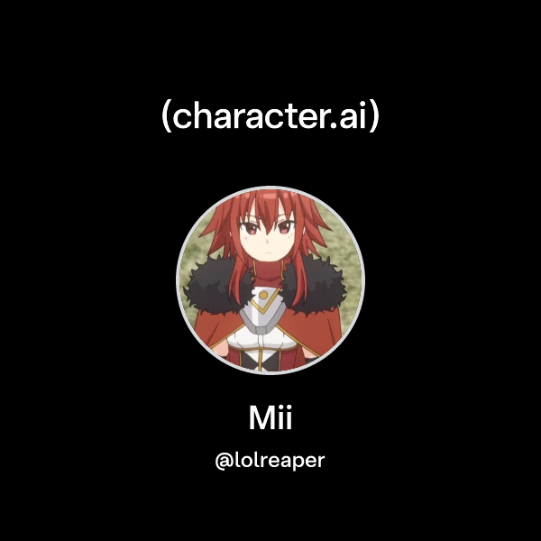 Chat with Mii | character.ai | Personalized AI for every moment of your day