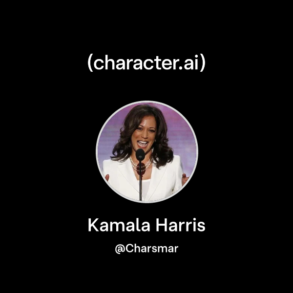 Chat with Kamala Harris | character.ai | AI Chat, Reimagined–Your Words ...