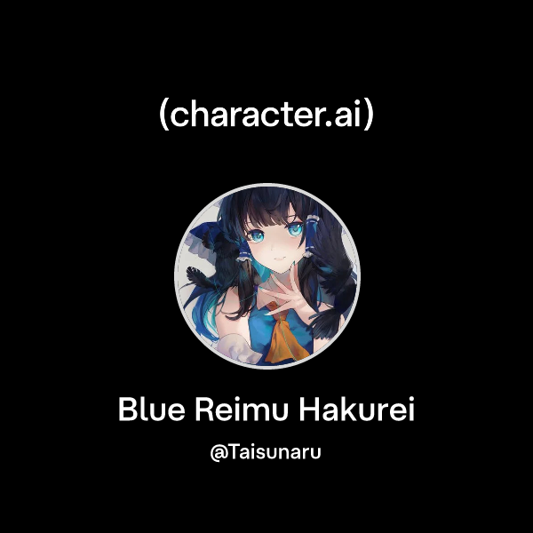 Chat with Blue Reimu Hakurei | character.ai | Personalized AI for every ...