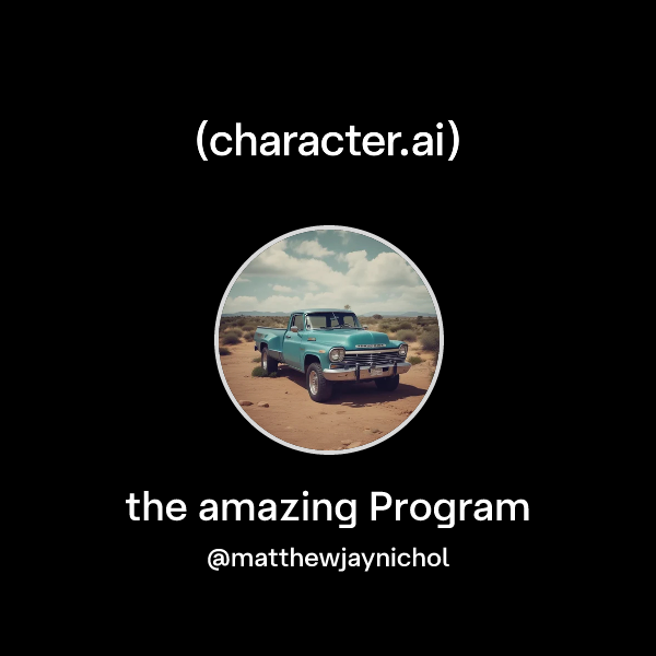 Chat with the amazing Program | character.ai | AI Chat, Reimagined–Your ...