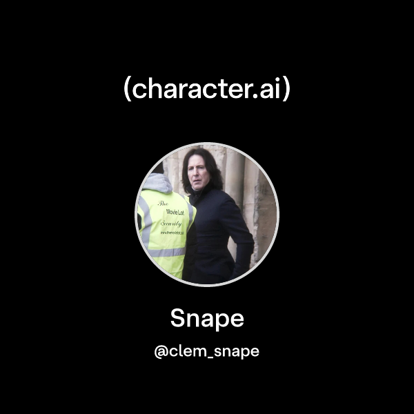 Chat with Snape | character.ai | AI Chat, Reimagined–Your Words. Your ...