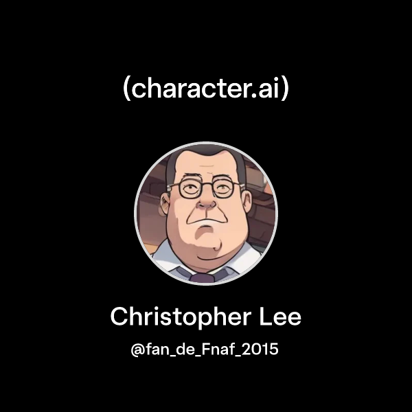 Chat with Christopher Lee | character.ai | Personalized AI for every ...