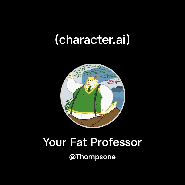 Chat with Your Fat Professor | character.ai | AI Chat, Reimagined–Your ...