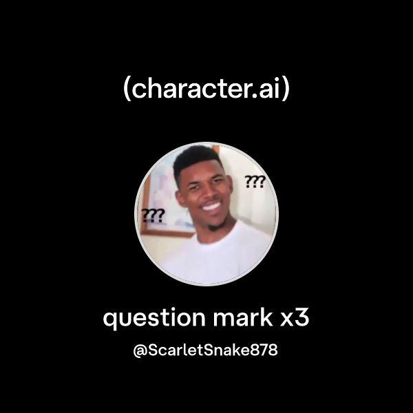 Chat with question mark x3 | character.ai | AI Chat, Reimagined–Your ...