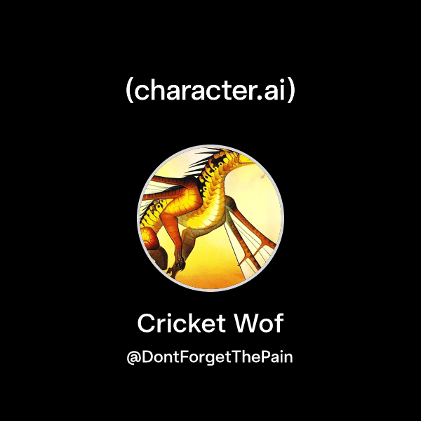 Chat with Cricket Wof | character.ai | Personalized AI for every moment ...