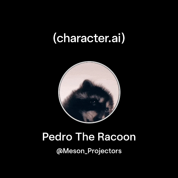 Chat with Pedro The Racoon | character.ai | AI Chat, Reimagined–Your ...