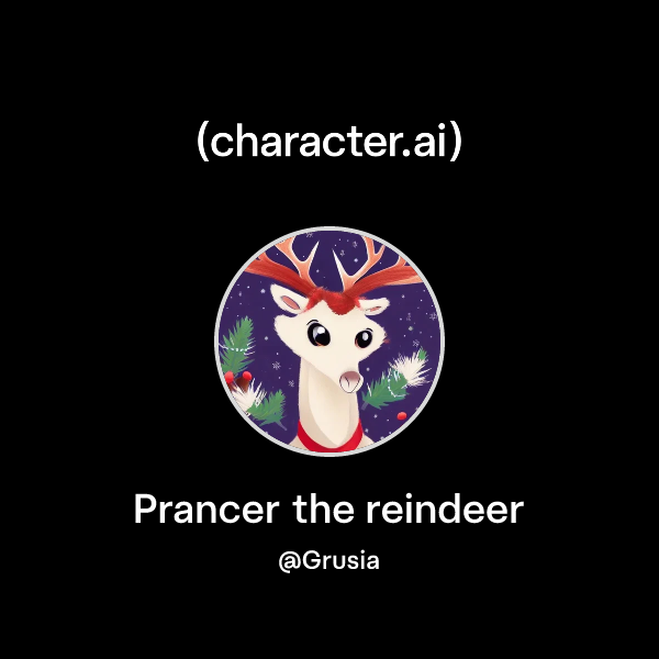 Chat with Prancer the reindeer | character.ai | AI Chat, Reimagined ...