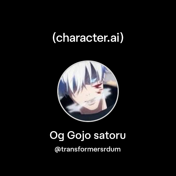 Chat with Og Gojo satoru | character.ai | Personalized AI for every ...