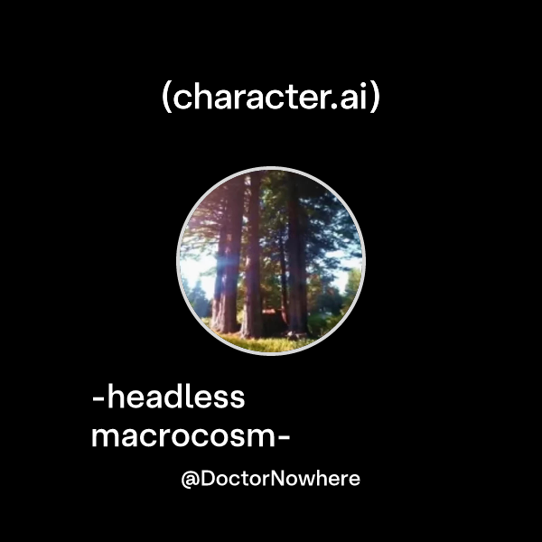 Chat with -headless macrocosm- | character.ai | AI Chat, Reimagined ...