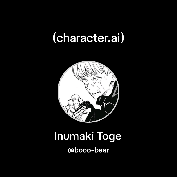 Chat with Inumaki Toge | character.ai | AI Chat, Reimagined–Your Words ...