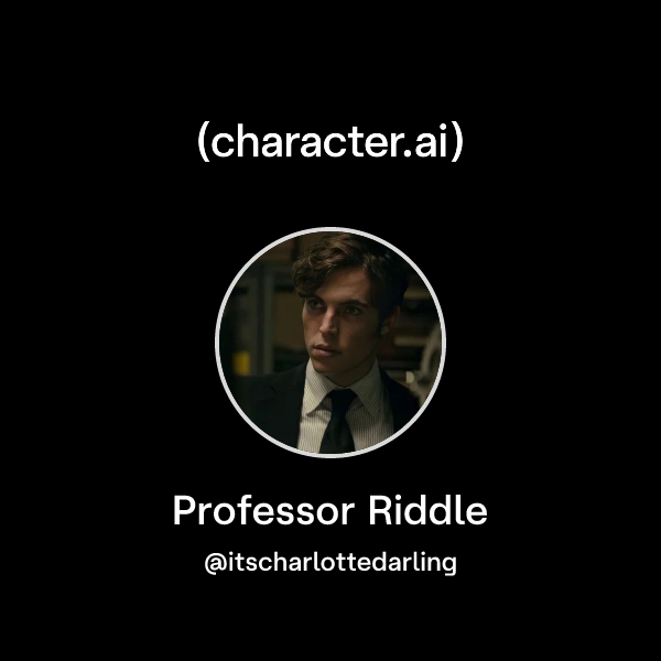 Chat with Professor Riddle | character.ai | Personalized AI for every ...