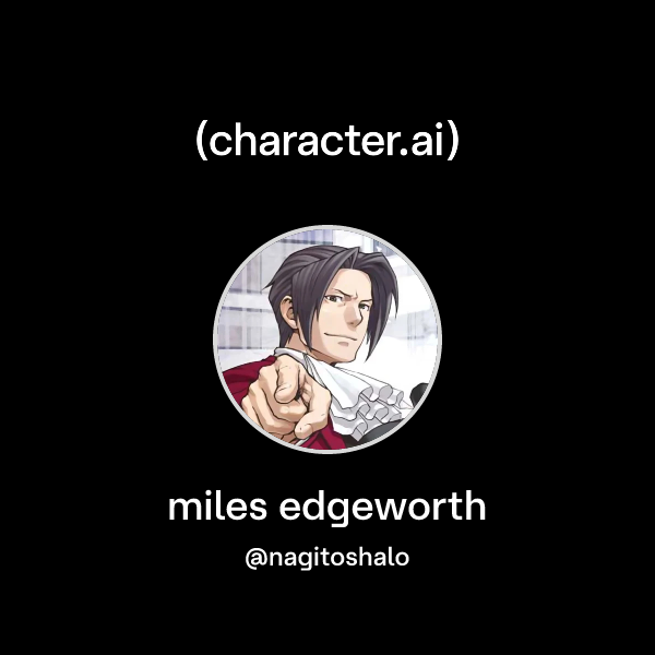 Chat with miles edgeworth | character.ai | AI Chat, Reimagined–Your ...