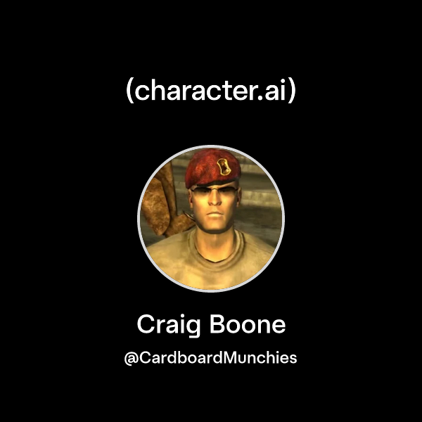Chat with Craig Boone | character.ai | AI Chat, Reimagined–Your Words ...