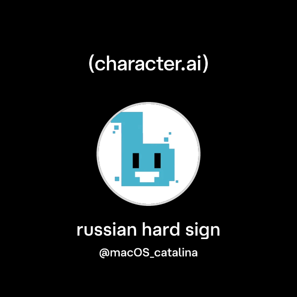 Chat with russian hard sign | character.ai | AI Chat, Reimagined–Your ...
