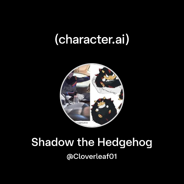 Chat with Shadow the Hedgehog | character.ai | AI Chat, Reimagined–Your ...