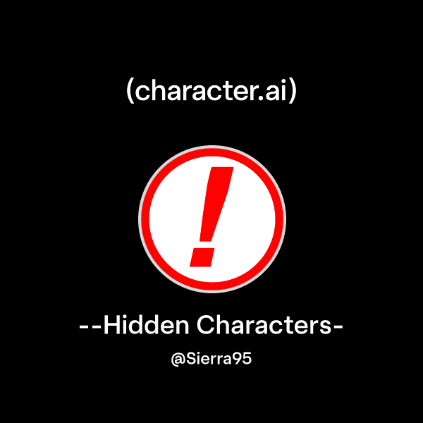 Chat with --Hidden Characters- | character.ai | AI Chat, Reimagined ...