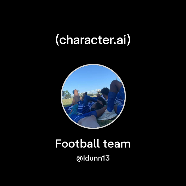 Chat with Football team | character.ai | AI Chat, Reimagined–Your Words ...