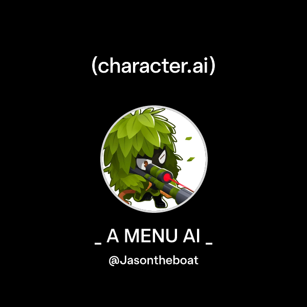 Chat with _ A MENU AI _ | character.ai | AI Chat, Reimagined–Your Words ...