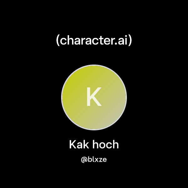 Chat with Kak hoch | character.ai | AI Chat, Reimagined–Your Words ...
