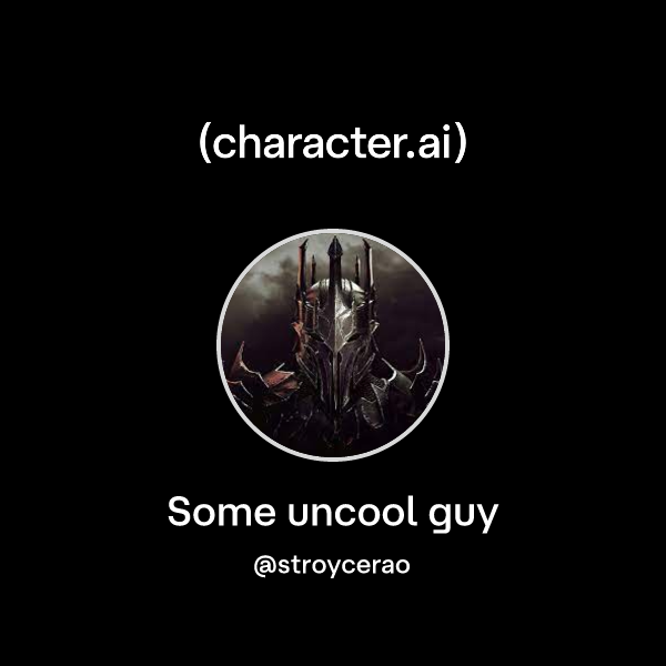 Chat with Some uncool guy | character.ai | AI Chat, Reimagined–Your Words. Your World.