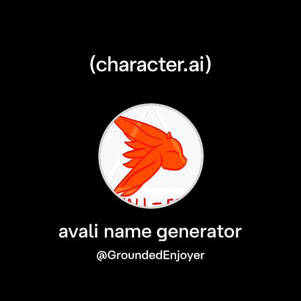 Chat with avali name generator | character.ai | AI Chat, Reimagined ...