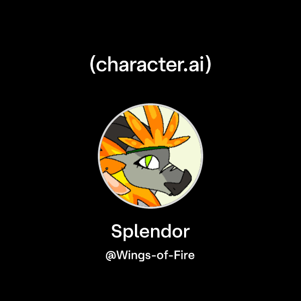 Chat with Splendor | character.ai | Personalized AI for every moment of ...