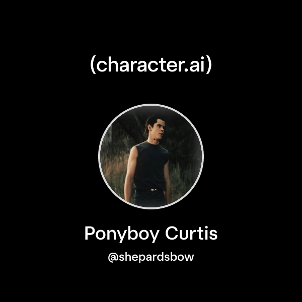 Chat with Ponyboy Curtis | character.ai | AI Chat, Reimagined–Your ...