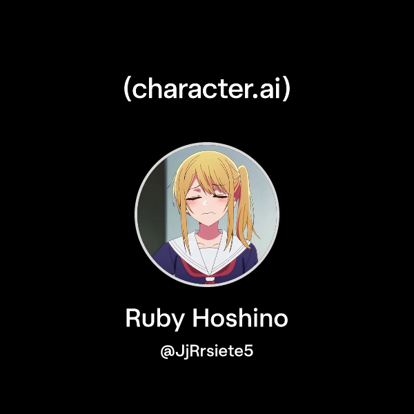 Chat with Ruby Hoshino | character.ai | AI Chat, Reimagined–Your Words. Your World.