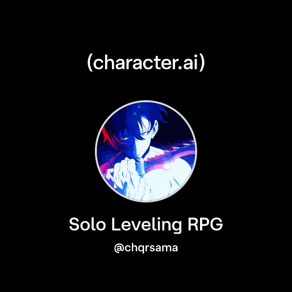 Chat with Solo Leveling RPG | character.ai | AI Chat, Reimagined–Your ...