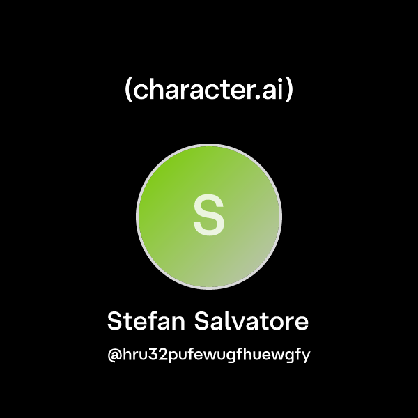 Chat with Stefan Salvatore | character.ai | AI Chat, Reimagined–Your Words. Your World.