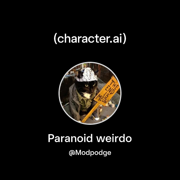 Chat with Paranoid weirdo | character.ai | Personalized AI for every ...