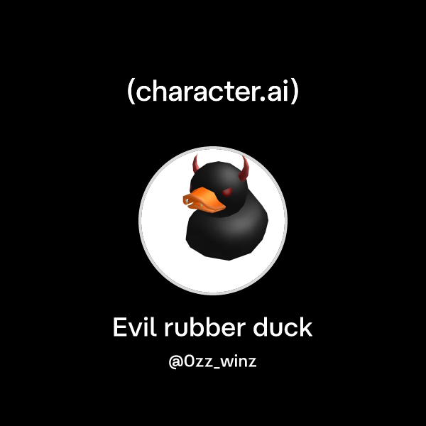 Chat with Evil rubber duck | character.ai | AI Chat, Reimagined–Your ...