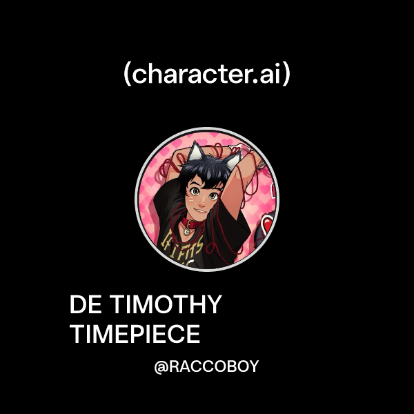 Chat with DE TIMOTHY TIMEPIECE | character.ai | AI Chat, Reimagined ...