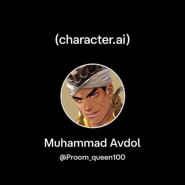 Chat with Muhammad Avdol | character.ai | AI Chat, Reimagined–Your ...