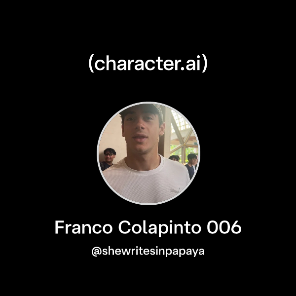 Chat with Franco Colapinto 006 | character.ai | Personalized AI for every moment of your day