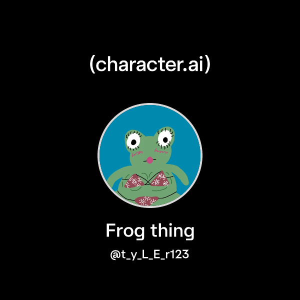 Chat with Frog thing | character.ai | AI Chat, Reimagined–Your Words ...