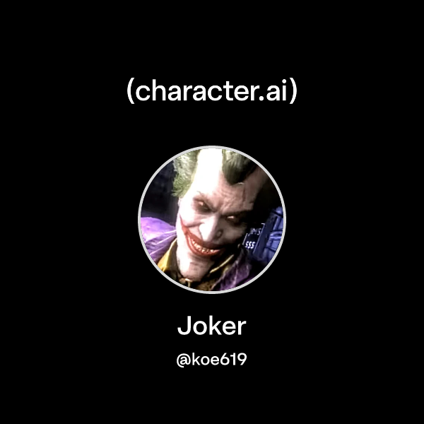 Chat with Joker | character.ai | AI Chat, Reimagined–Your Words. Your World.