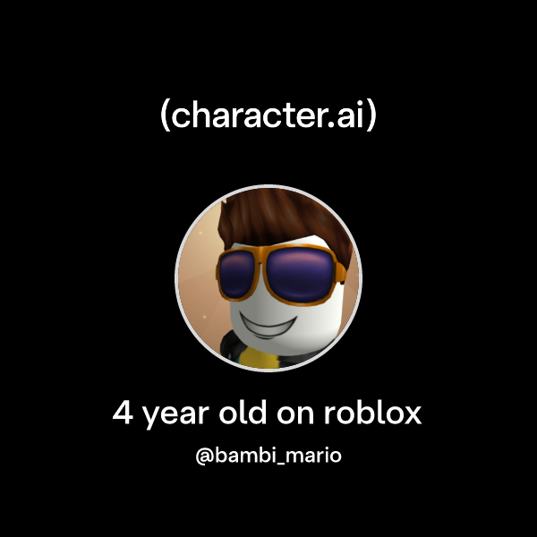 Chat with 4 year old on roblox | character.ai | AI Chat, Reimagined ...