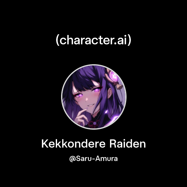Chat with Kekkondere Raiden | character.ai | AI Chat, Reimagined–Your ...