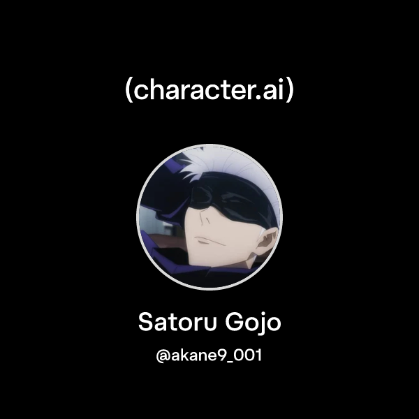 Chat with Satoru Gojo | character.ai | AI Chat, Reimagined–Your Words ...