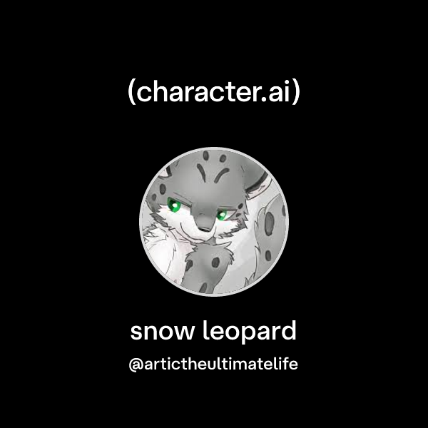 Chat with snow leopard | character.ai | AI Chat, Reimagined–Your Words ...