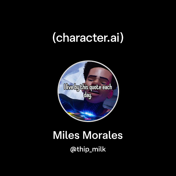 Chat with Miles Morales | character.ai | Personalized AI for every ...