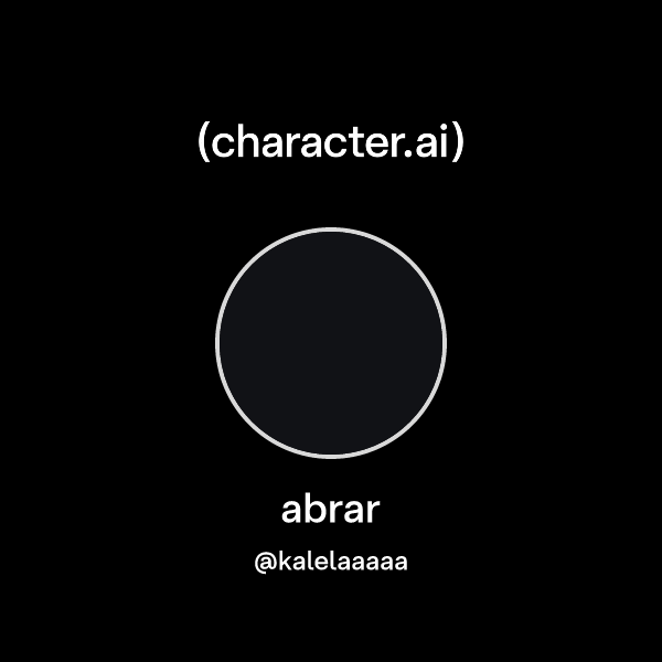 Chat with abrar | character.ai | AI Chat, Reimagined–Your Words. Your ...