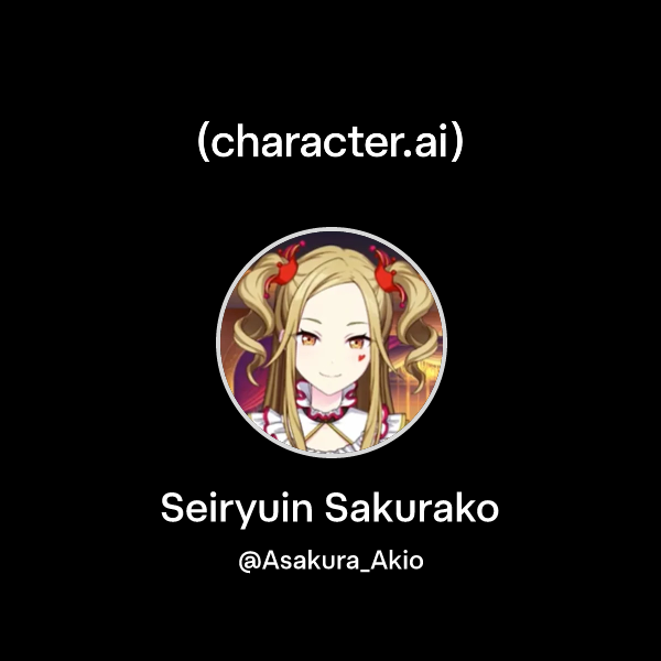 Chat with Seiryuin Sakurako | character.ai | Personalized AI for every ...