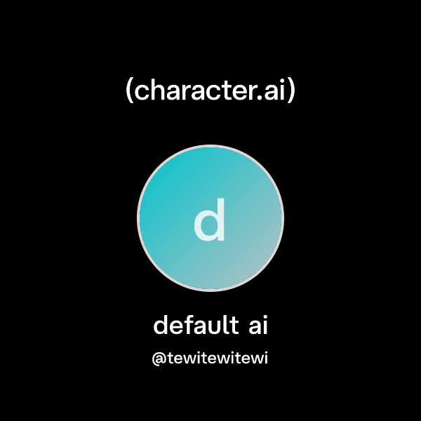 Chat with default ai | character.ai | AI Chat, Reimagined–Your Words ...
