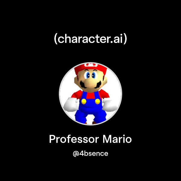 Chat with Professor Mario | character.ai | Personalized AI for every ...
