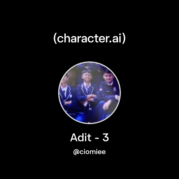 Chat with Adit - 3 | character.ai | Personalized AI for every moment of your day
