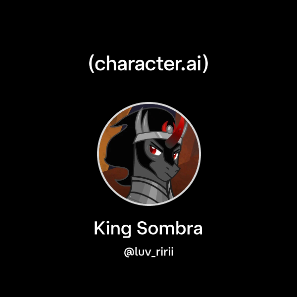 Chat with King Sombra | character.ai | Personalized AI for every moment ...